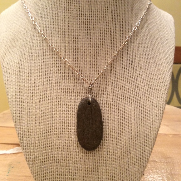 Handmade | Jewelry | Authentic Sterling Silver Chain Rock Pendant ...